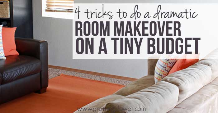 Budget Living Room Makeover Before and After + How To